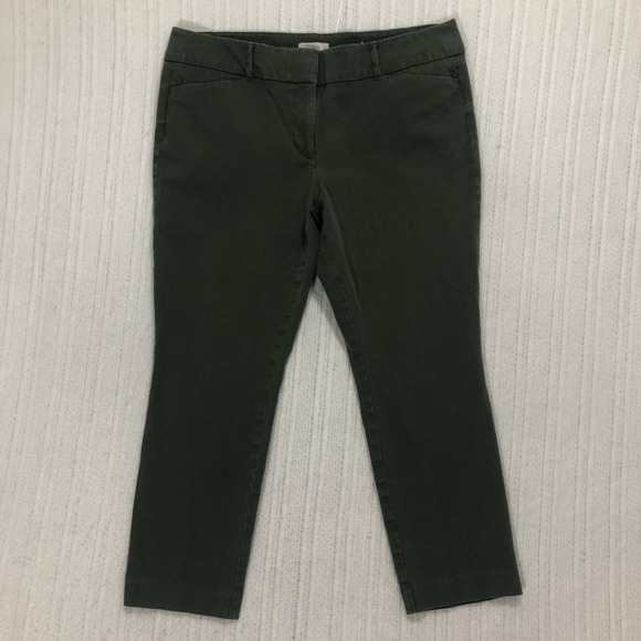 LOFT | Pants & Jumpsuits | Loft Outlet Skinny Ankle Pants Olive Green ...